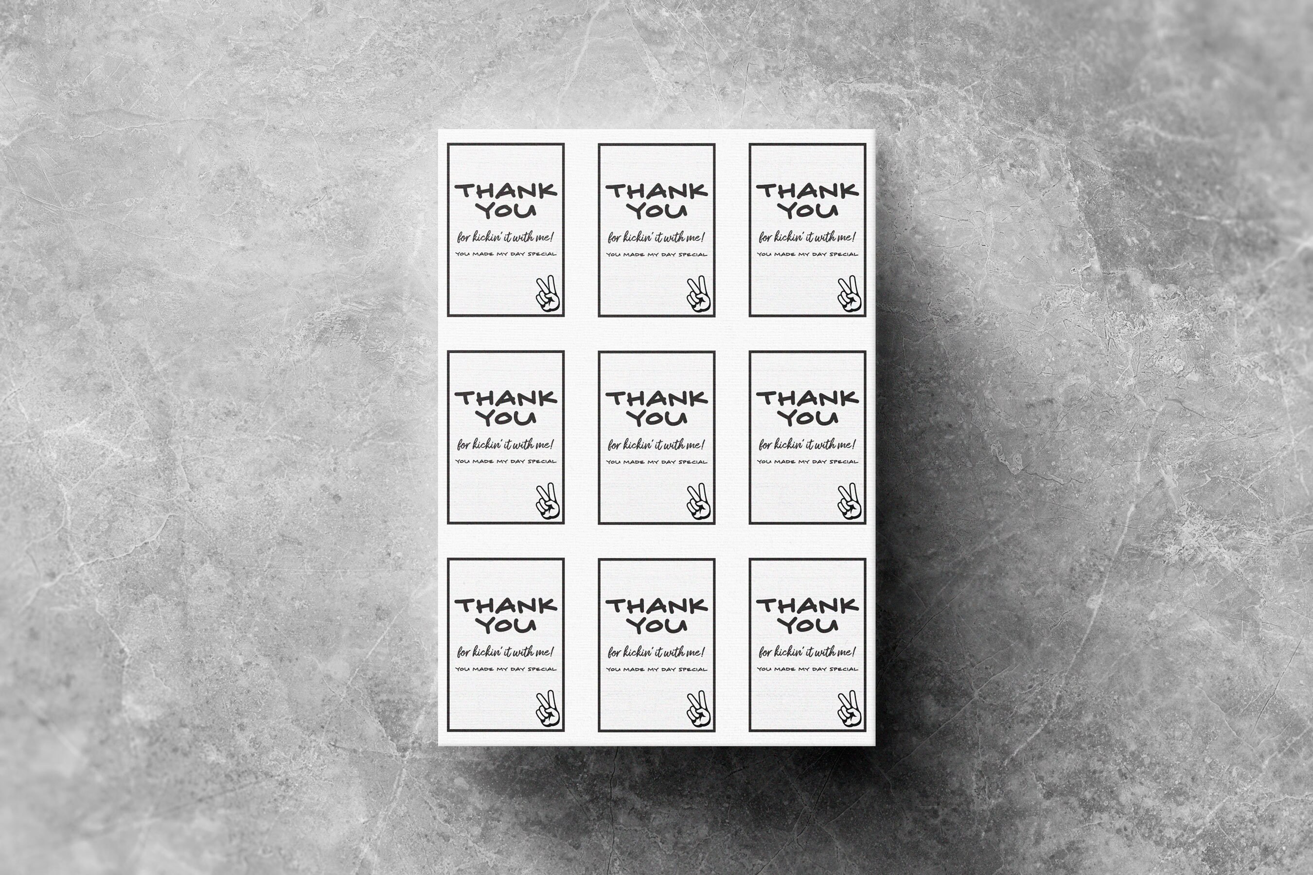 Hip Hop Birthday Thank You Card, Old School Birthday, Hip Hop Party ...