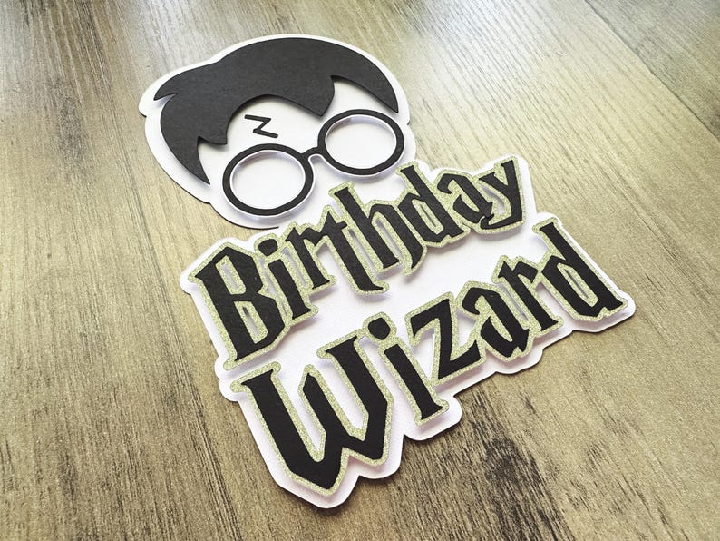 Wizard Birthday Cake Topper, Wizarding World Cake Topper, Magical Party ...
