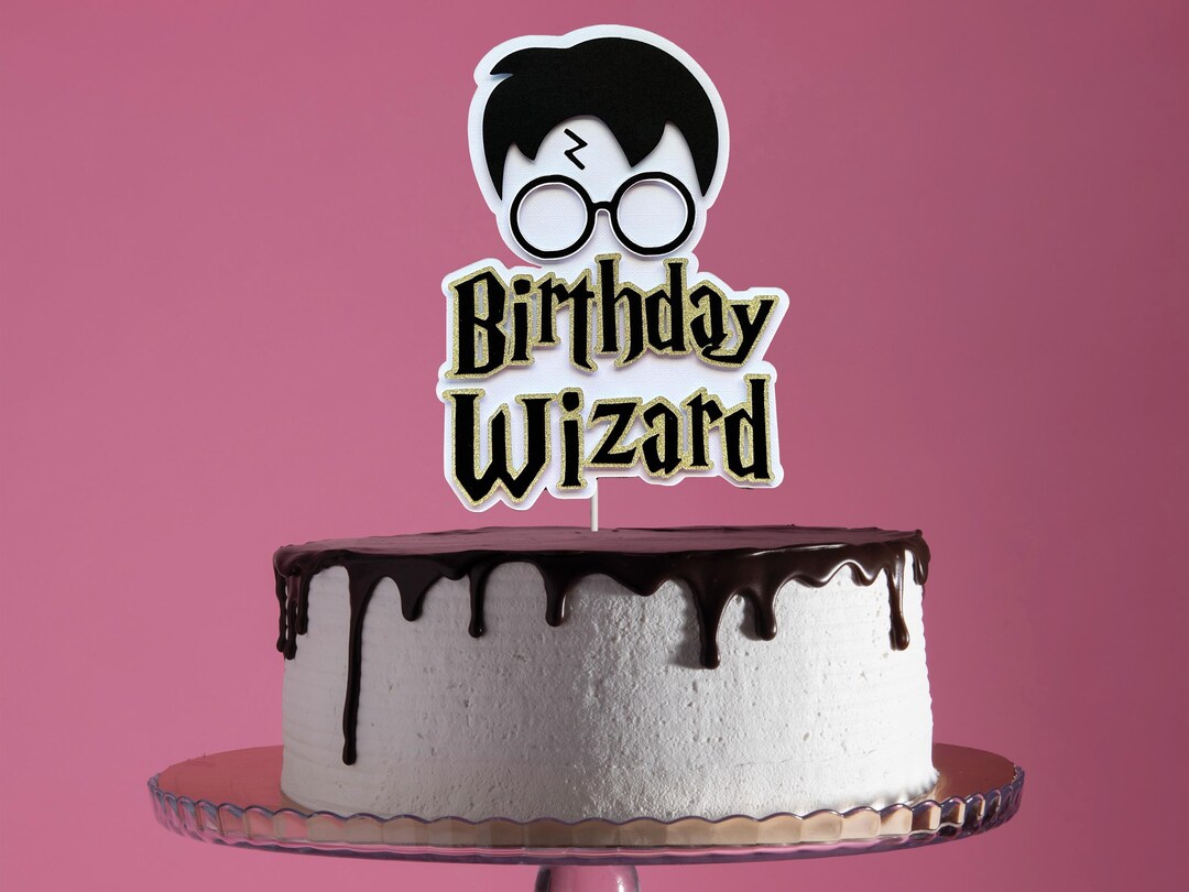 Wizard Birthday Cake Topper, Wizarding World Cake Topper, Magical Party ...