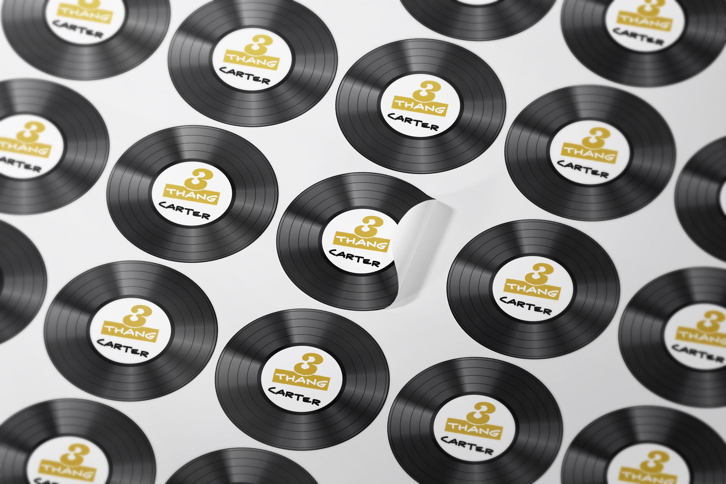 Personalized Hip Hop Birthday Sticker, Hip Hop Party Favor Sticker, Old ...