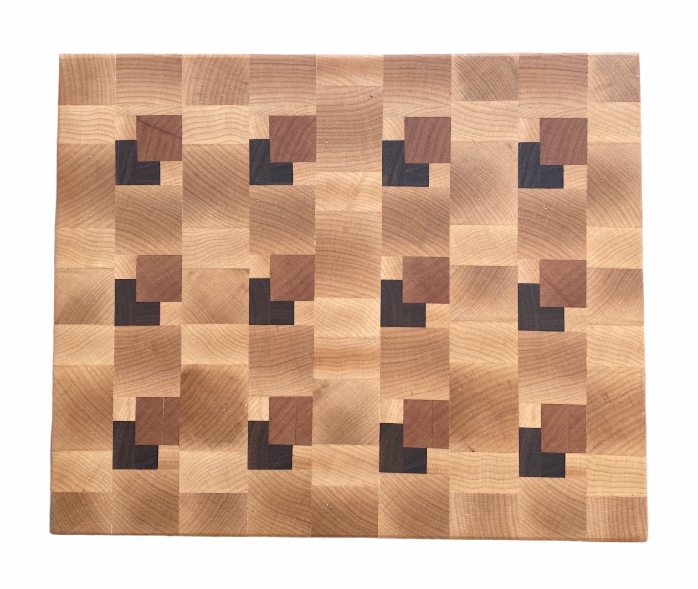 Floating Blocks End Grain Cutting Board Walnut Cherry & - Etsy Canada