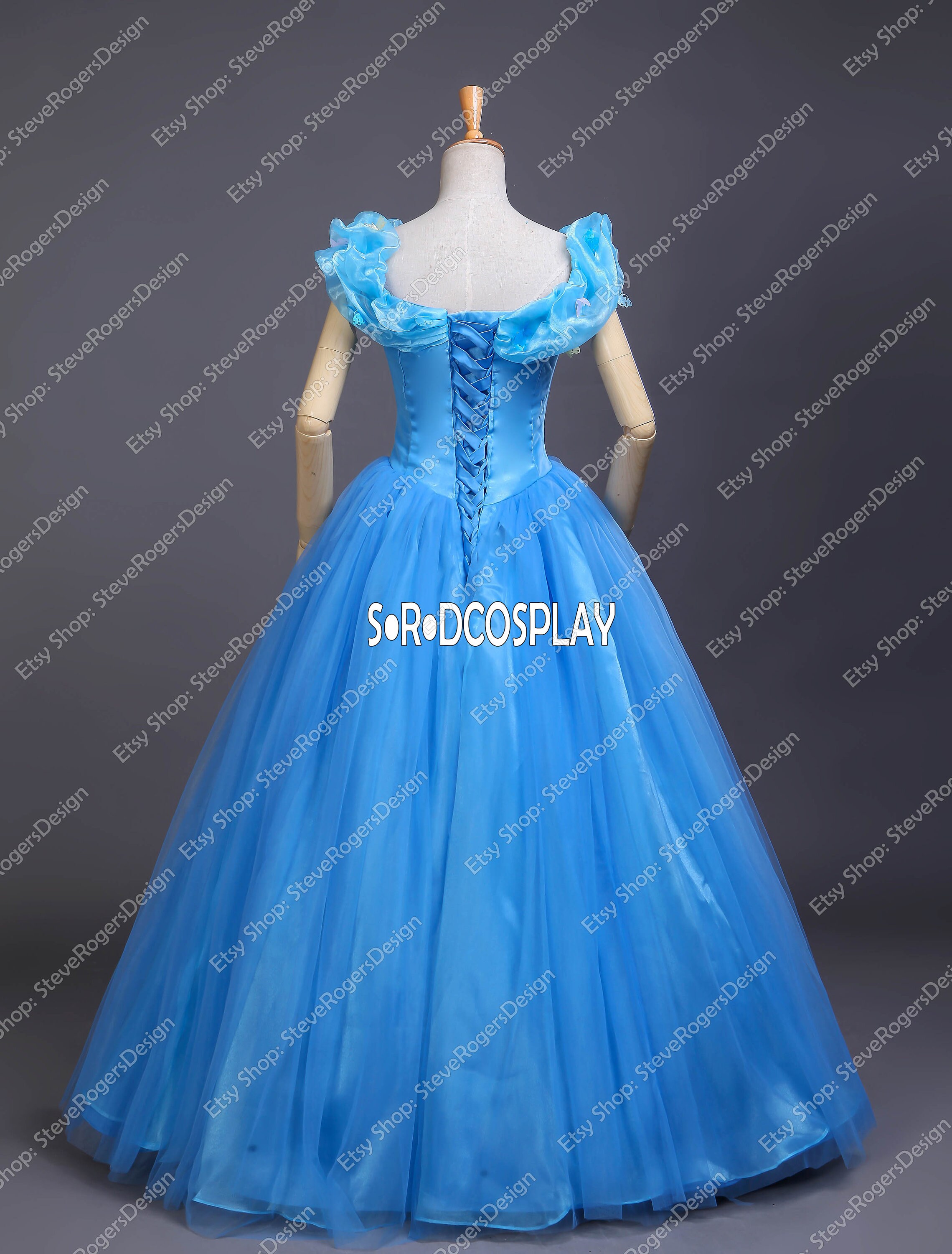 Cinderella Movie Cosplay Costume Adult Cinderella Daily - Etsy