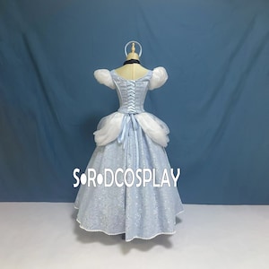 Cinderella Princess Dress Cosplay Costume Adult Cinderella Queen ...