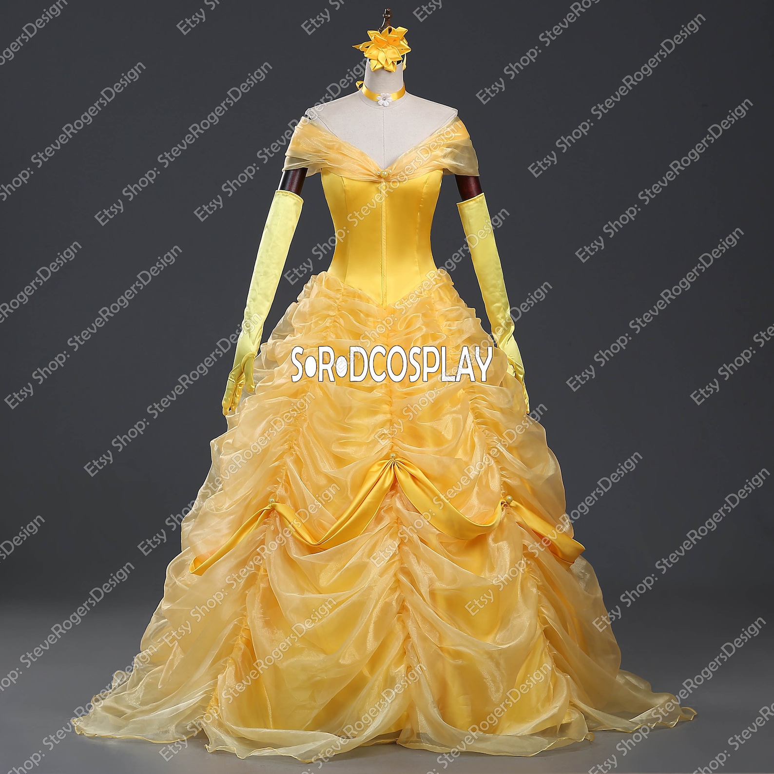 Beauty and the Beast Cosplay Costume Adult Belle Princess - Etsy