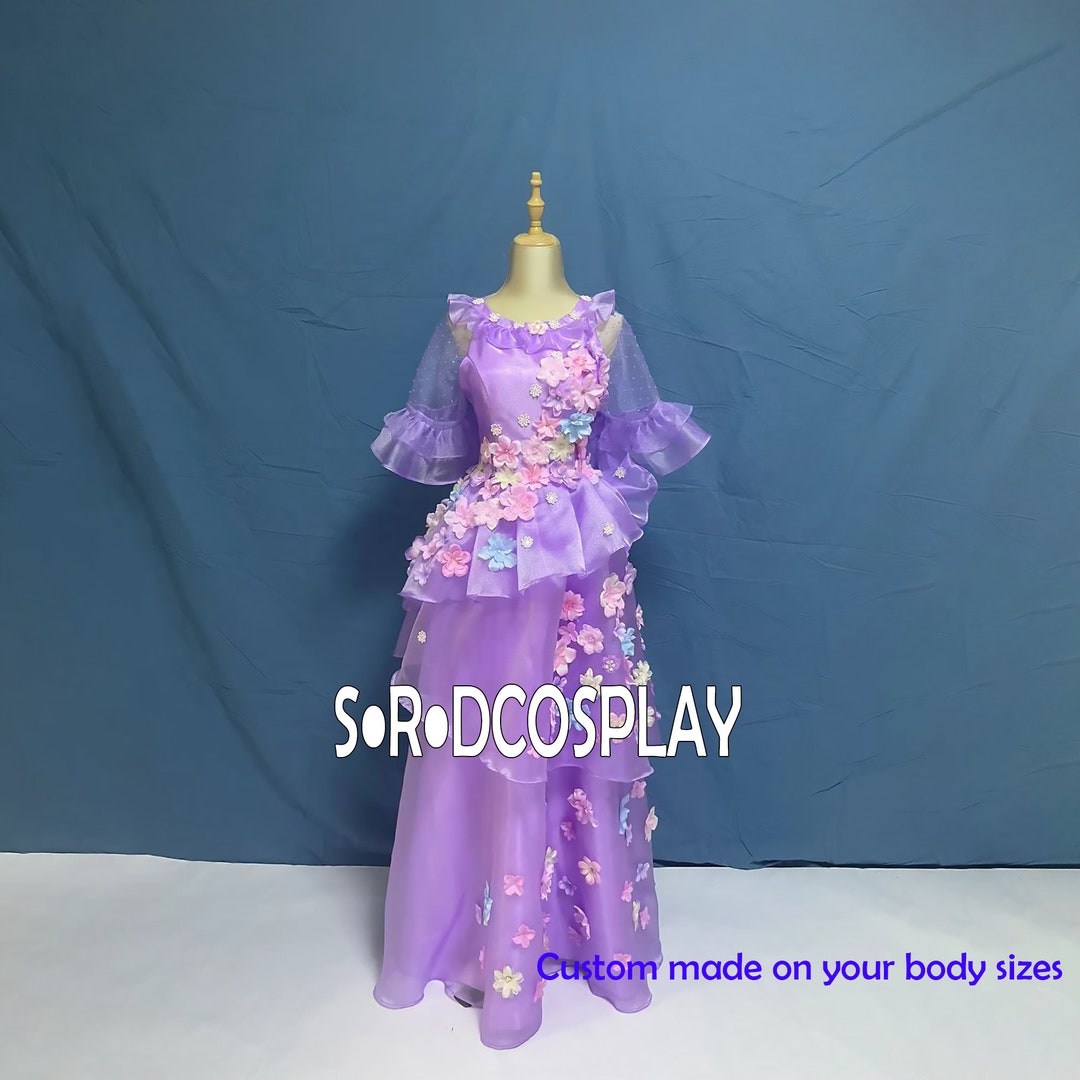 Princess Isabela Dress Isabela Purple Dress Cosplay Costume Custom Made ...