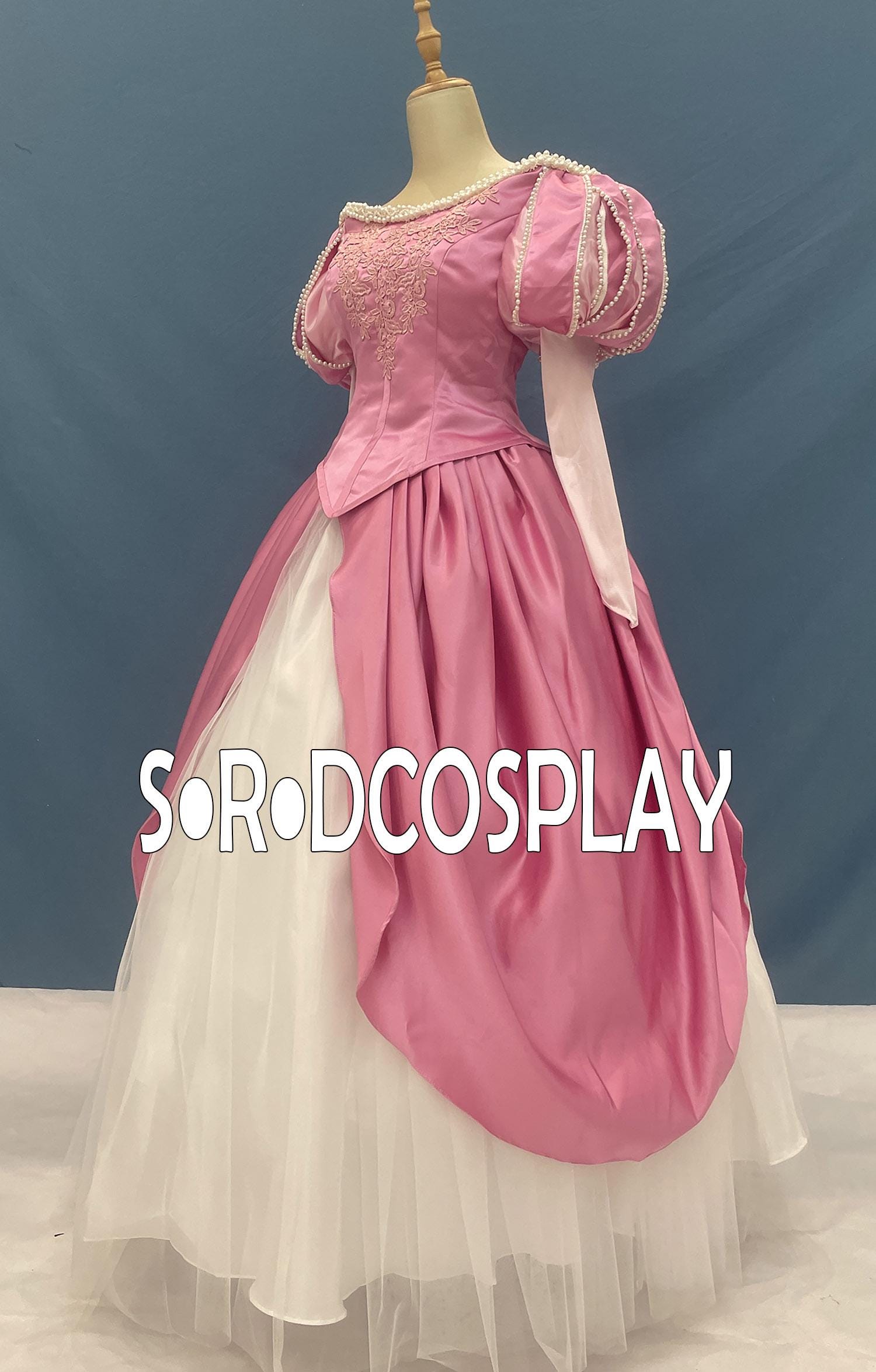Ariel Dress Woman Girls Princess Ariel Cosplay the Little Mermaid Ariel ...