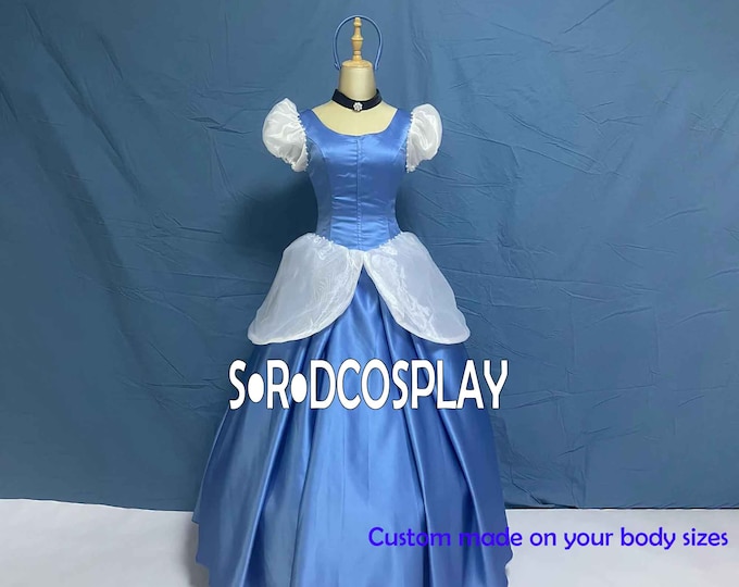 Handmade Cinderella Dress, New Cinderella Movie Dress, Cinderella ...