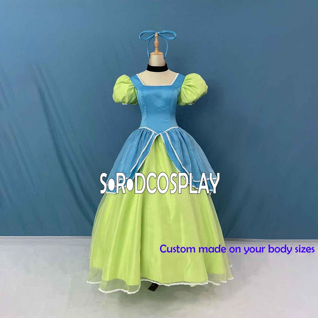 Cinderella Dress Cinderella Ever Sister Drizella Dress Green Cosplay ...
