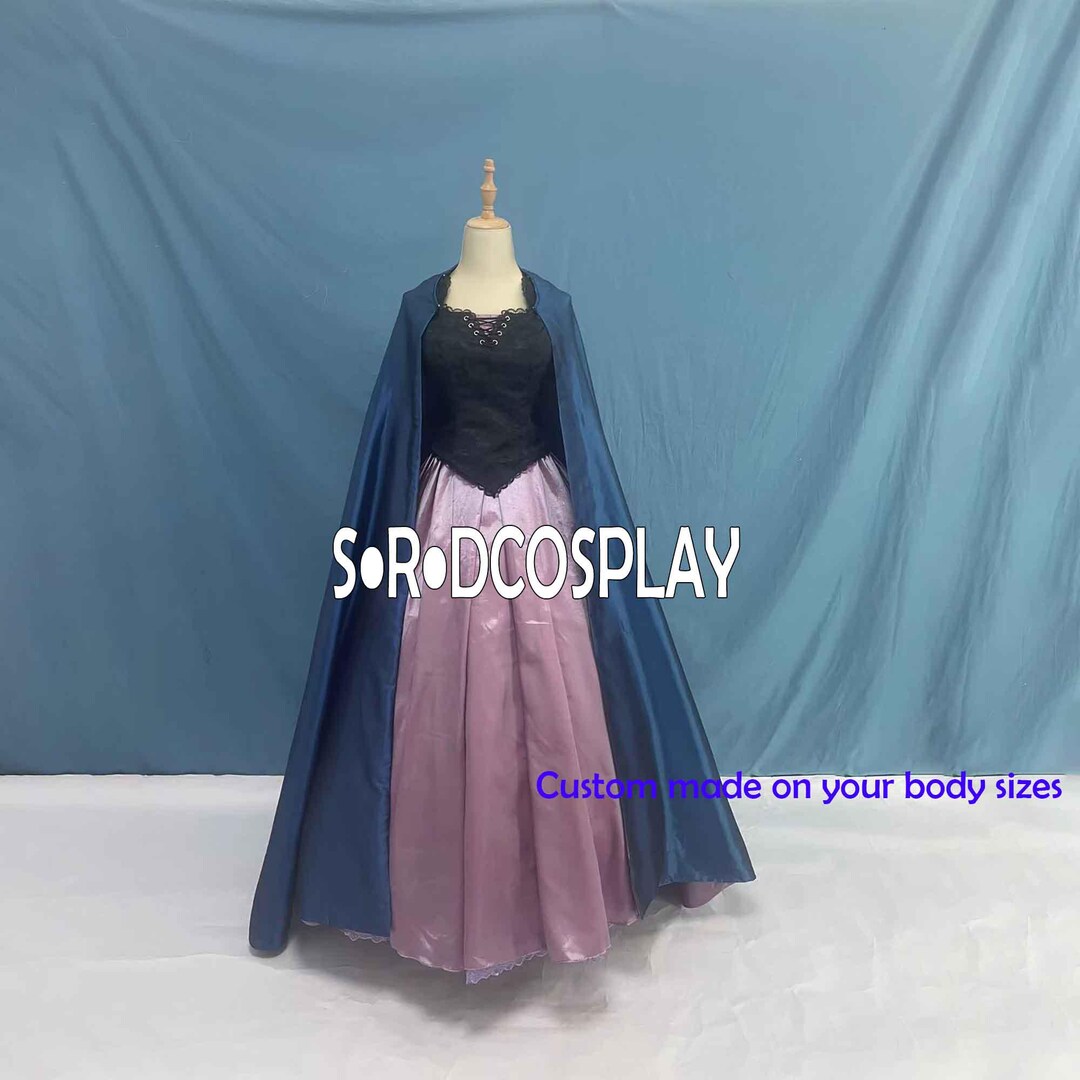 The Little Mermaid Ursula Dress VS Cape Cosplay Costume Witch Ursula ...