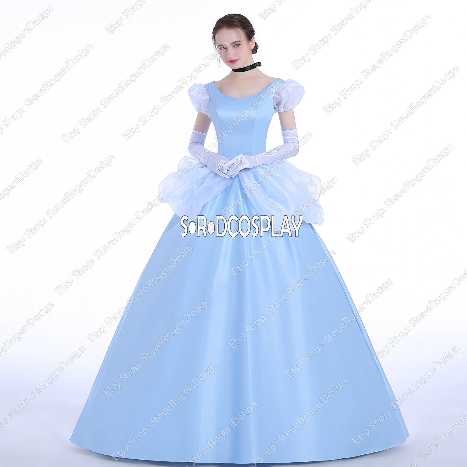 Cinderella Movie Cosplay Costume Adult Cinderella Daily - Etsy
