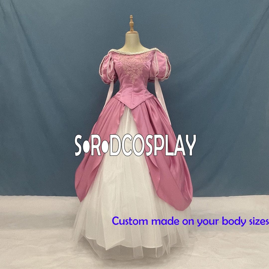 Ariel Dress Woman Girls Princess Ariel Cosplay the Little Mermaid Ariel ...