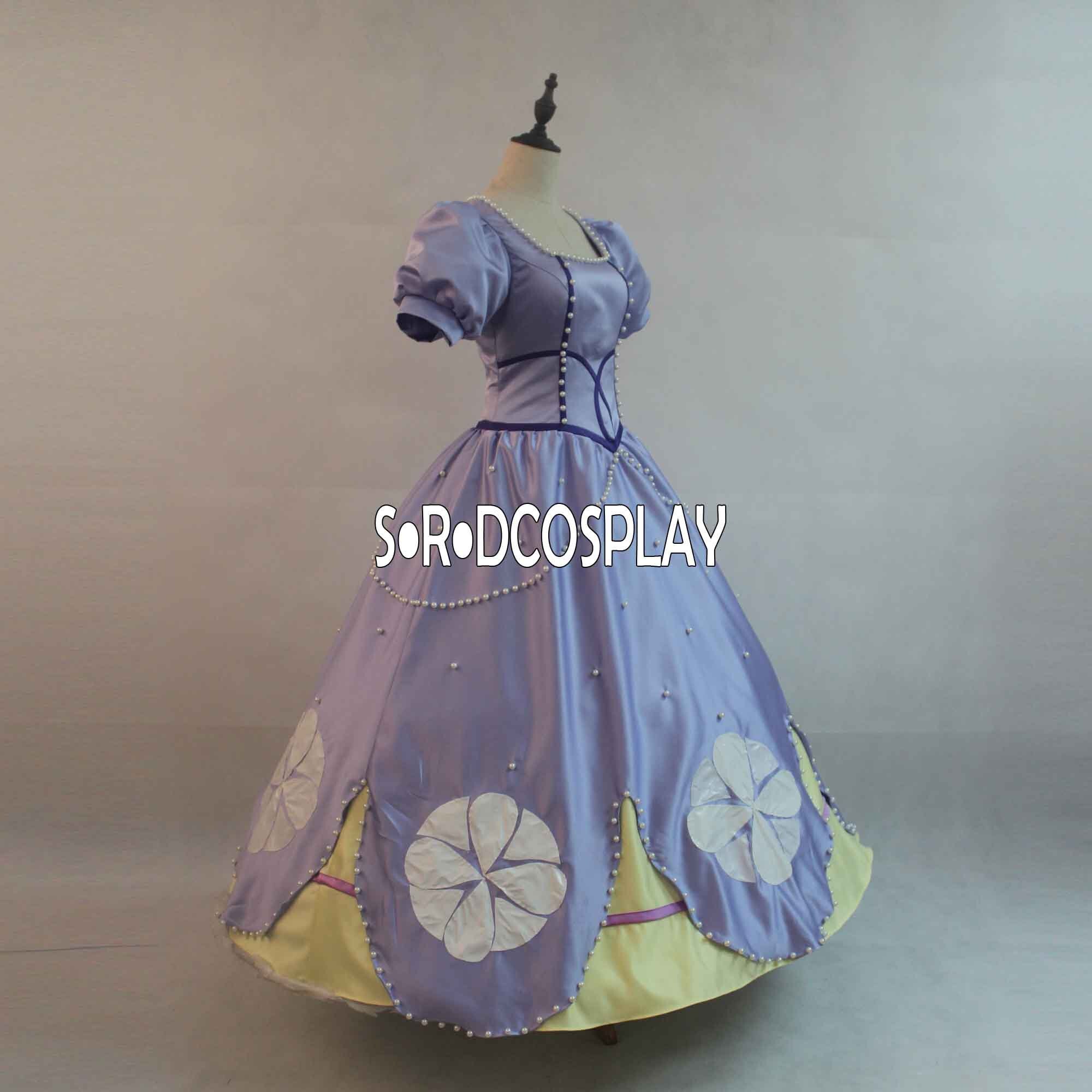 Sofia the First Princess Cosplay Costume Adult Women Sofia - Etsy UK