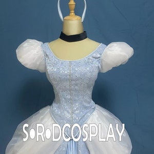 Cinderella Princess Dress Cosplay Costume Adult Cinderella Queen ...