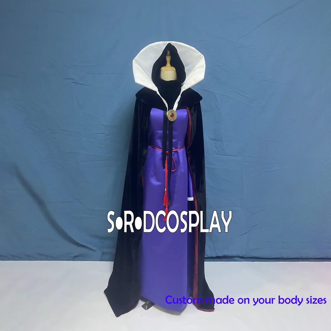 Evil Queen Dress Princess Evil Queen Purple Dress Vs Cloak Cosplay ...