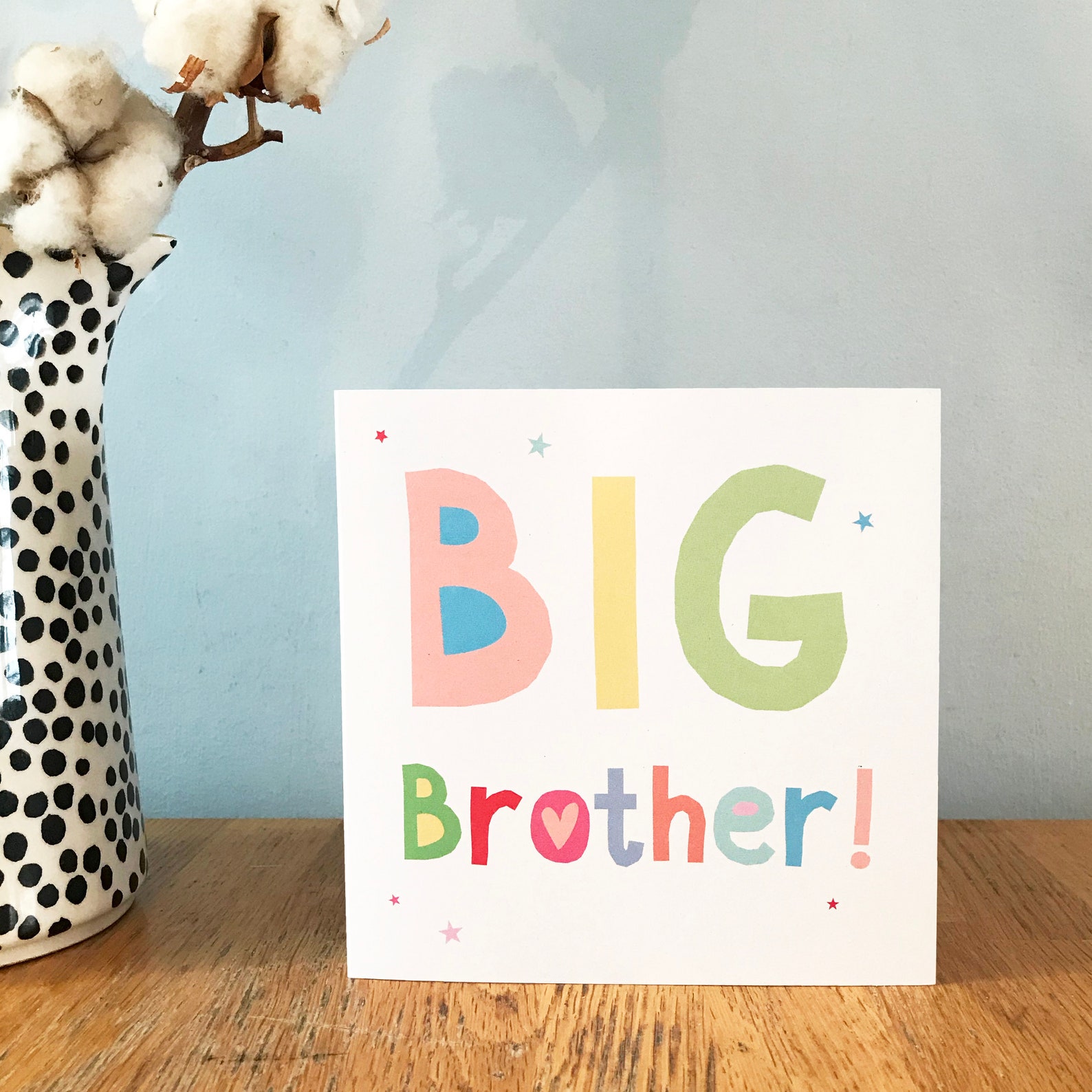Big Brother New Baby Greetings Card - Etsy