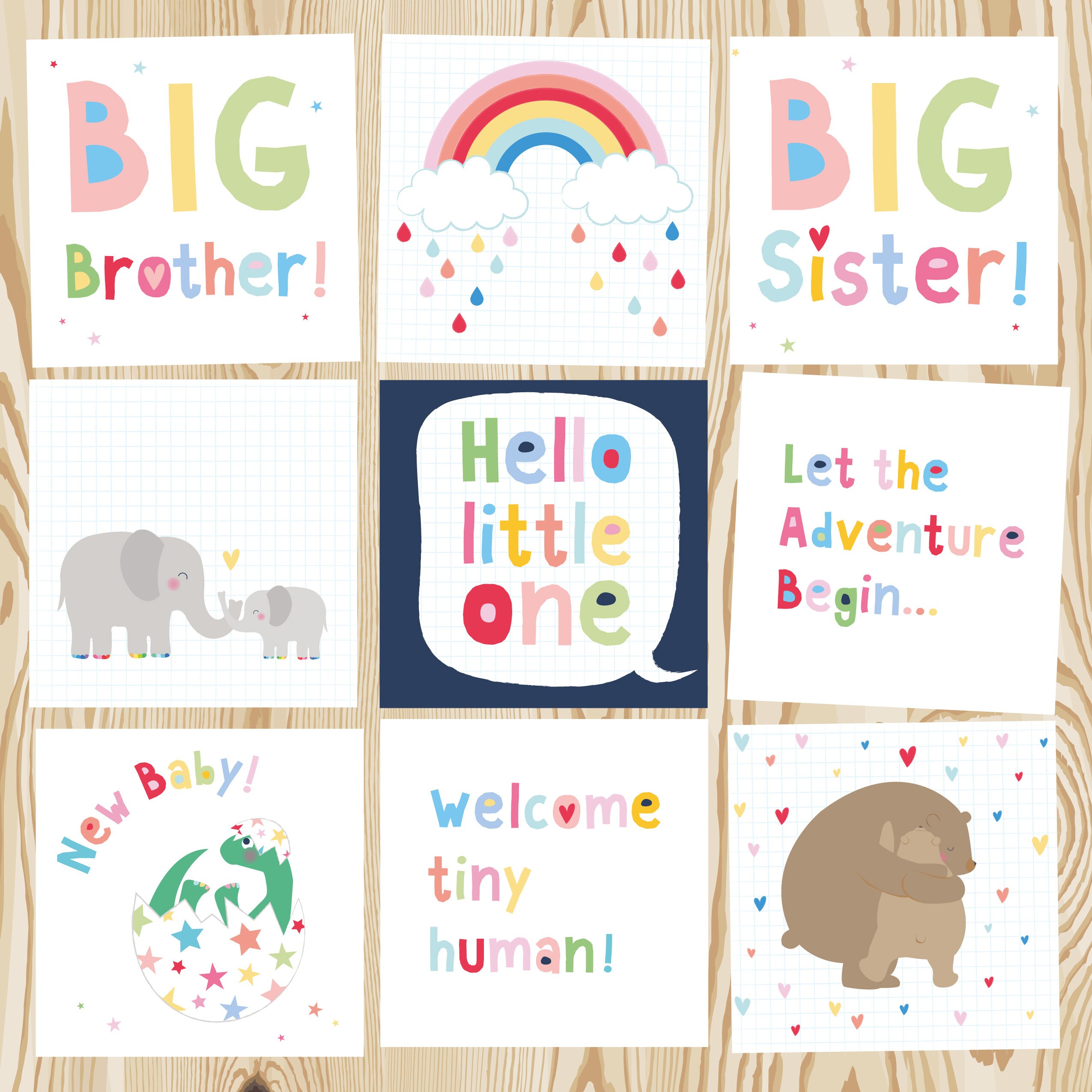 Big Brother New Baby Greetings Card - Etsy