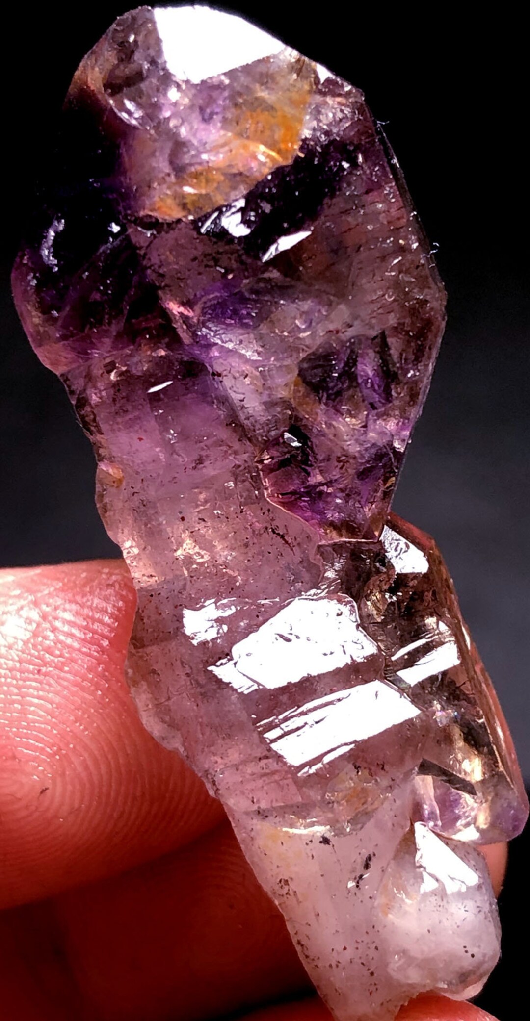 Super Seven Skeletal Amethyst Quartz Crystal: Meditation Chakra Healing ...