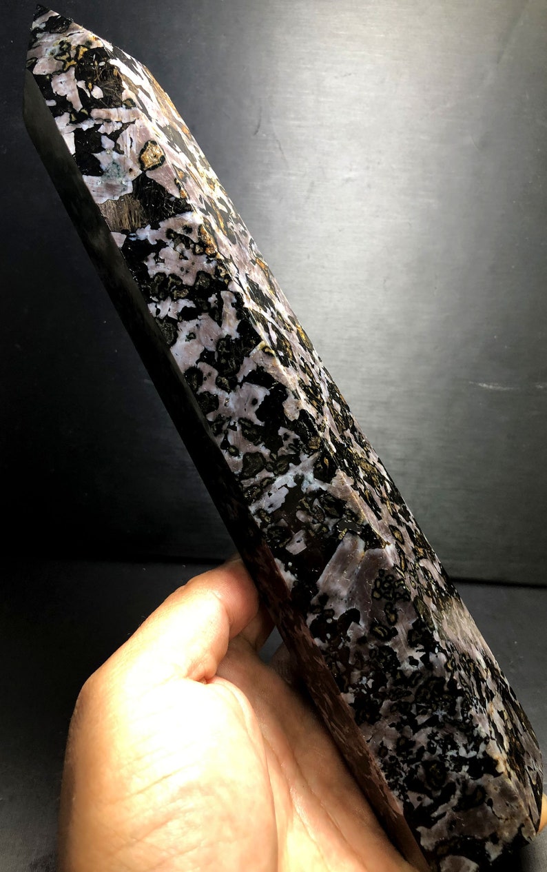 1224g 260mm MYSTIC MERLINITE Merlinite GABBRO Crystal Point - Etsy