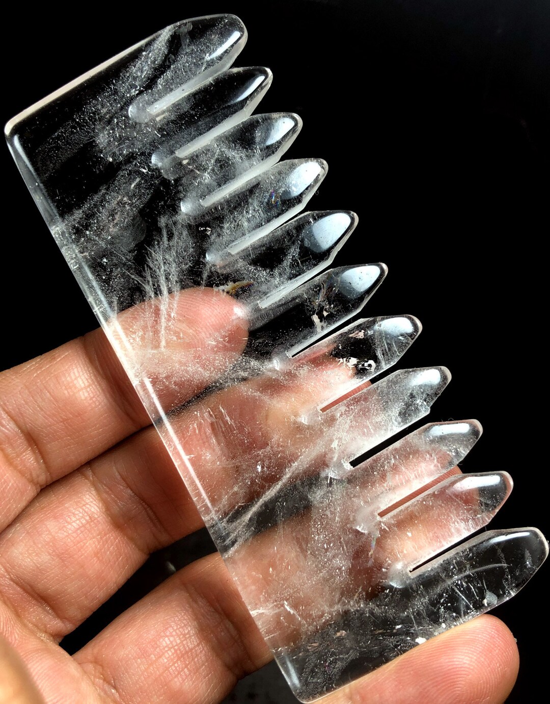 70g Wow Comb Quartzhandmade Meditation Chakra Healing - Etsy