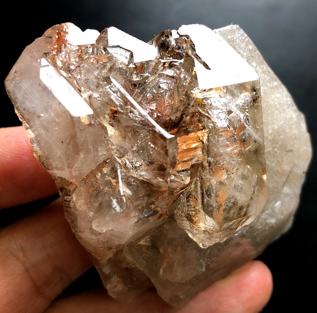 Super Seven Quartz Crystal Point: Fenster Skeletal Amethyst, Reiki ...