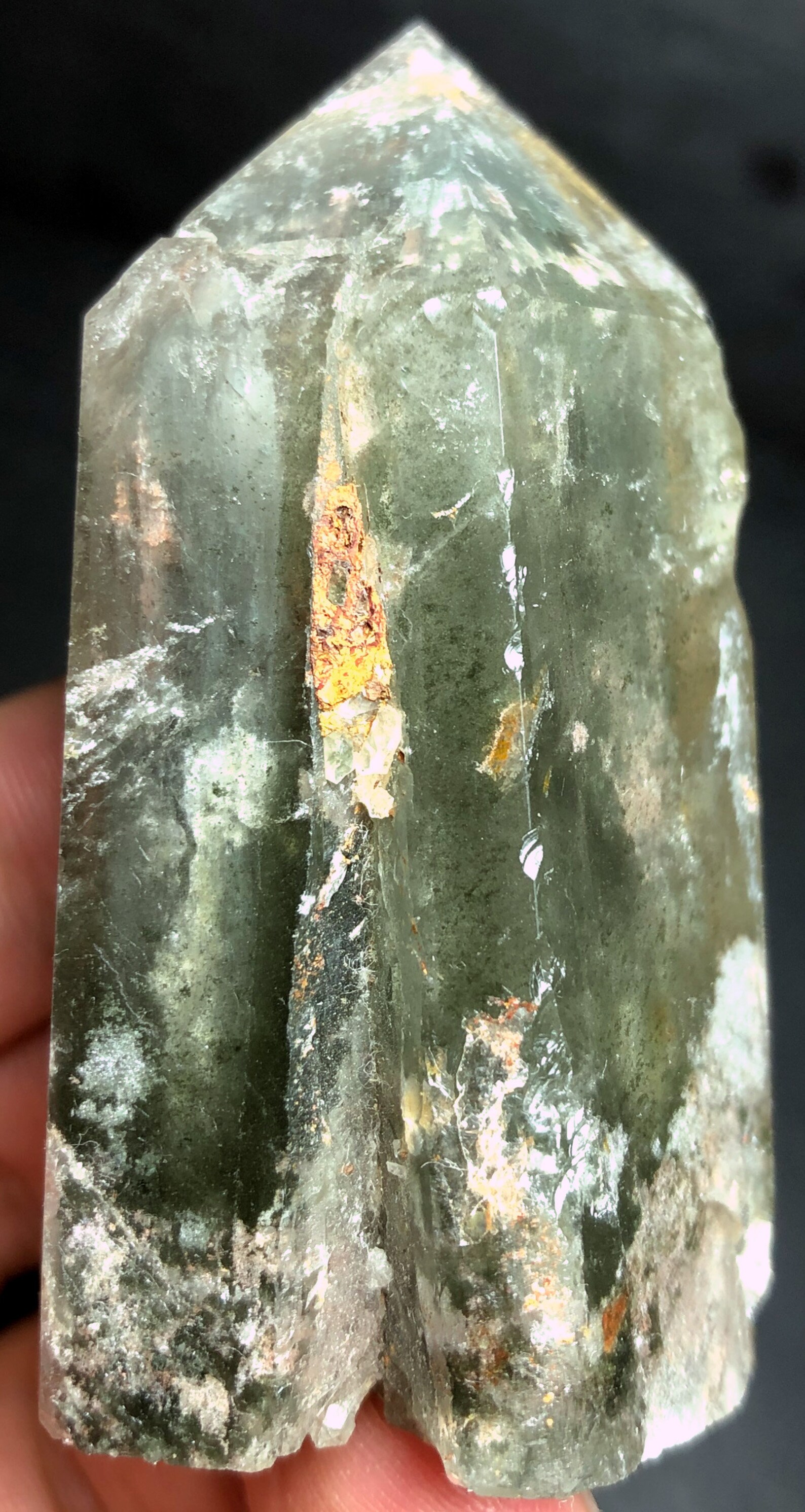 130g Natural Phantom 'green Ghost' QUARTZ Crystal - Etsy