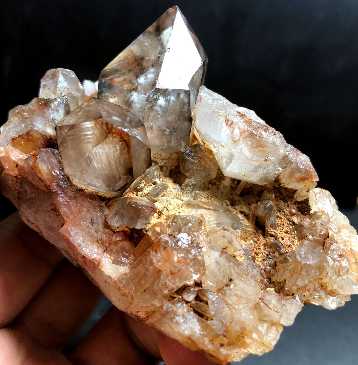 253g SCEPTERS Super SMOKY Skeletal Amethyst Quartz Crystal - Etsy