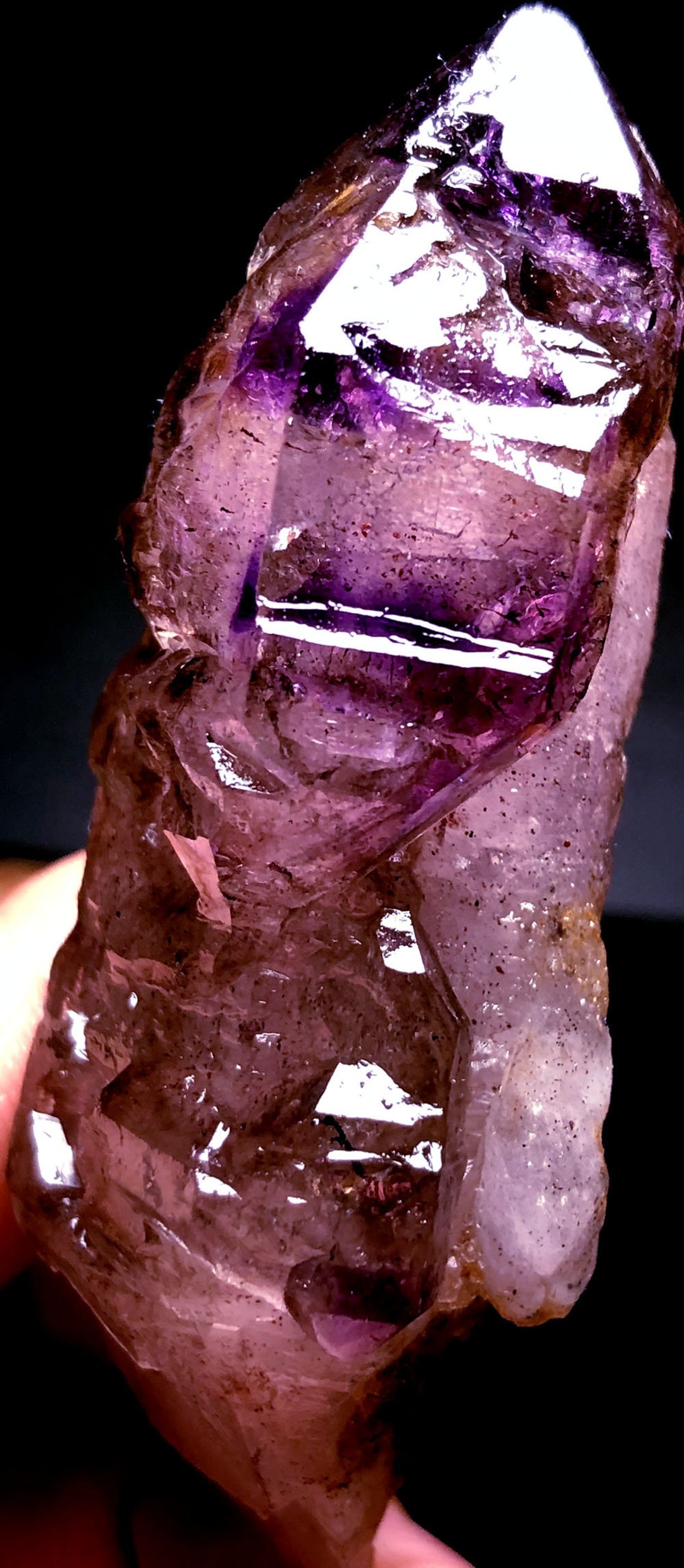 Super Seven Amethyst Scepter Quartz Crystal: Meditation Chakra Stone - Etsy