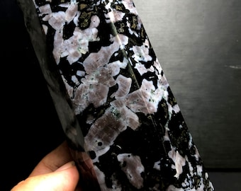 1224g 260mm MYSTIC MERLINITE Merlinite GABBRO Crystal Point Self ...