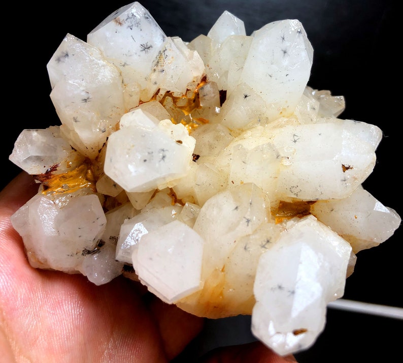 229g RARE Natural Hollandite Star Quartz CRYSTAL Point | Etsy