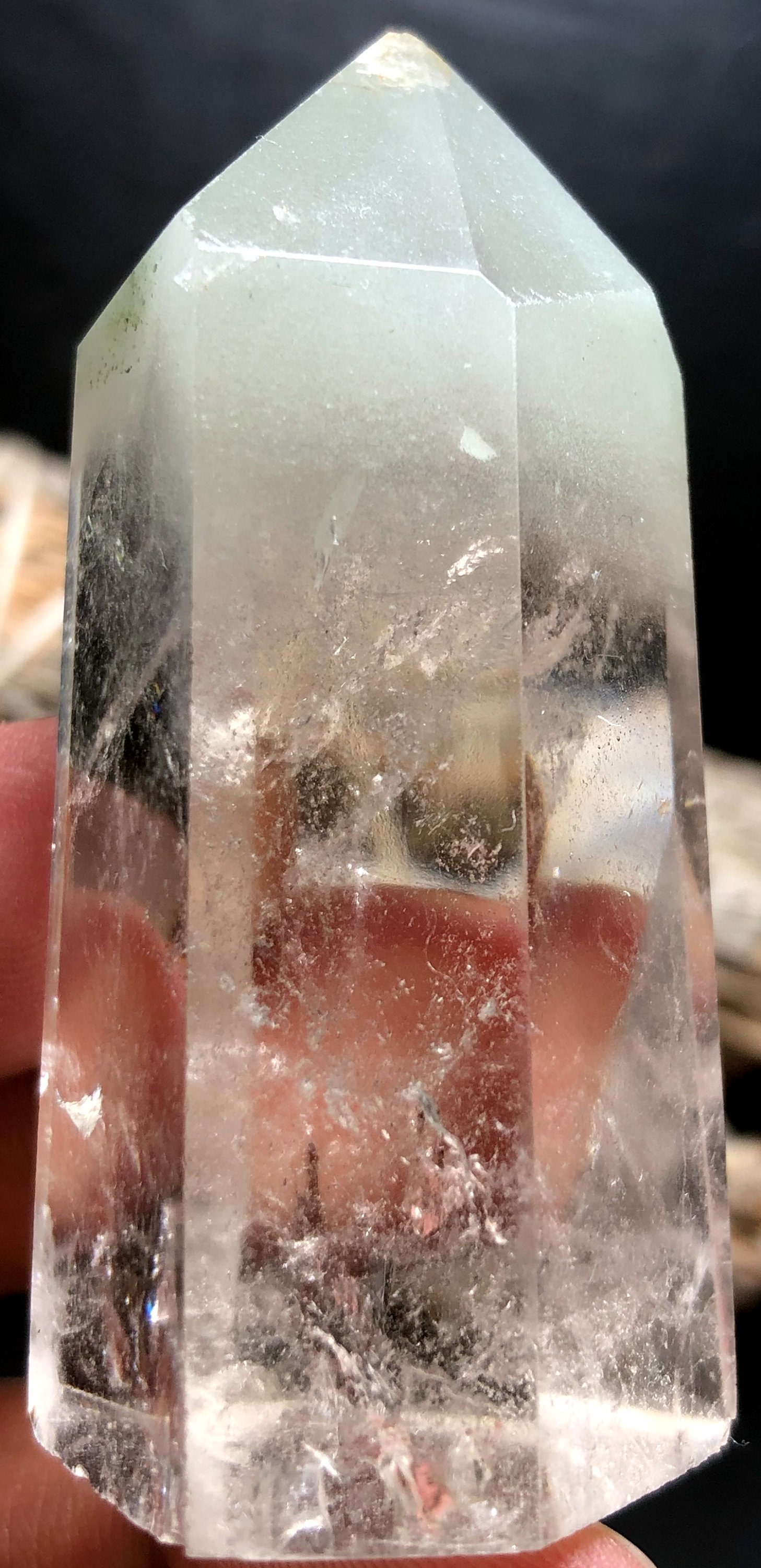 76g Natural Phantom Green Quartz Crystal Shows Layers of | Etsy