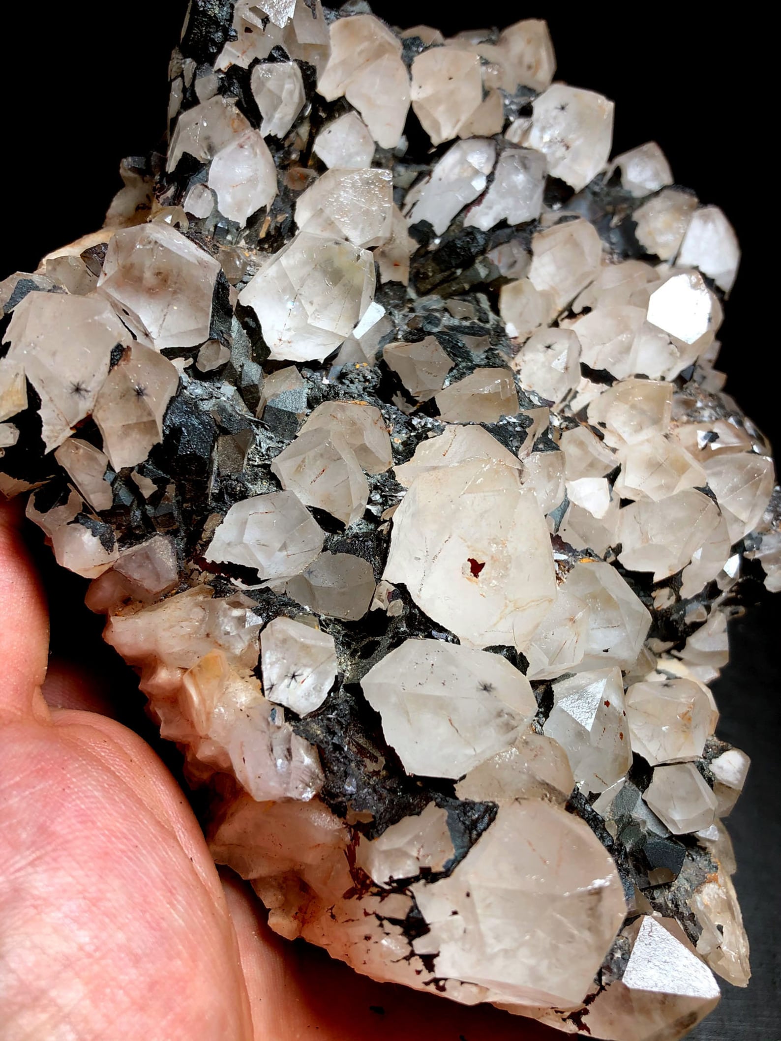 1107g RARE Natural Hollandite Star Quartz CRYSTAL Point | Etsy