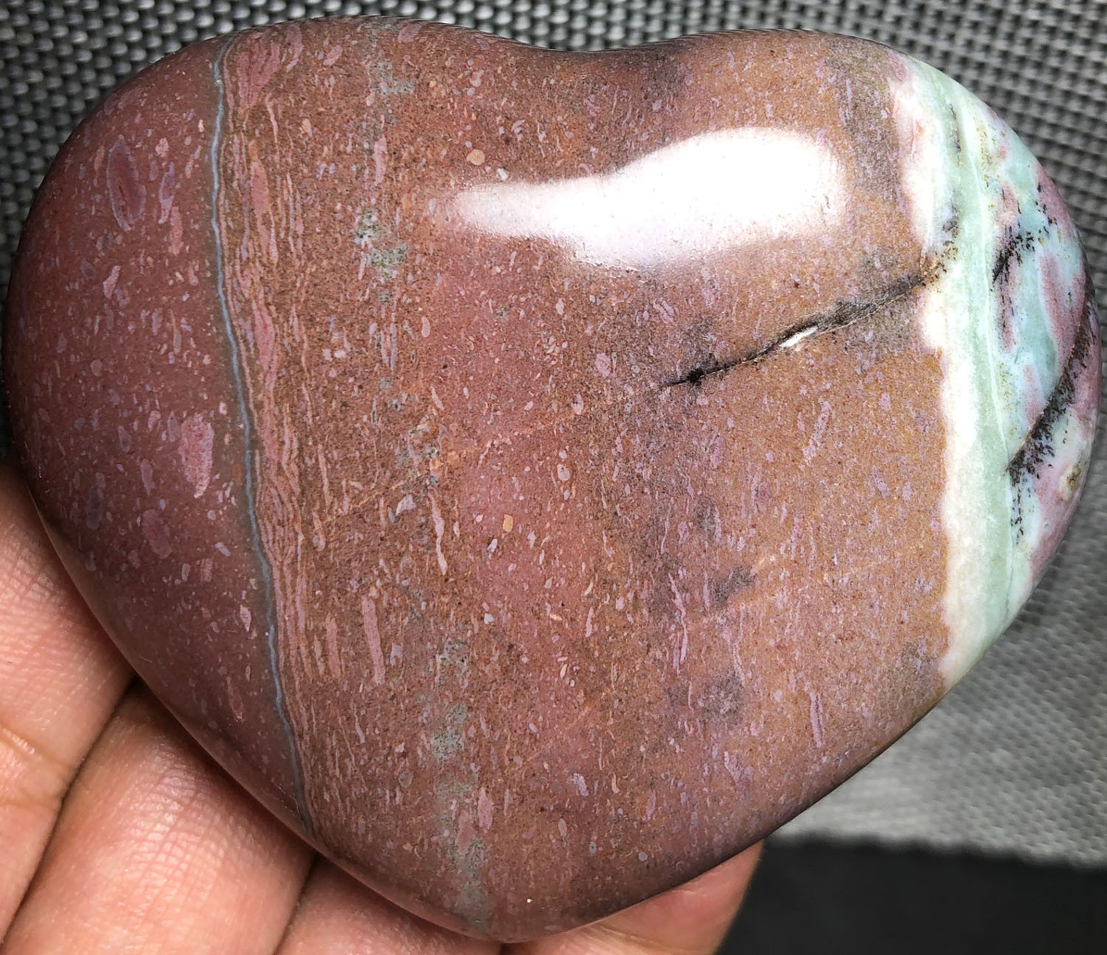 172g Wow NATURAL Sea Jasper Crystal Ocean Jasper Quartz Geode | Etsy