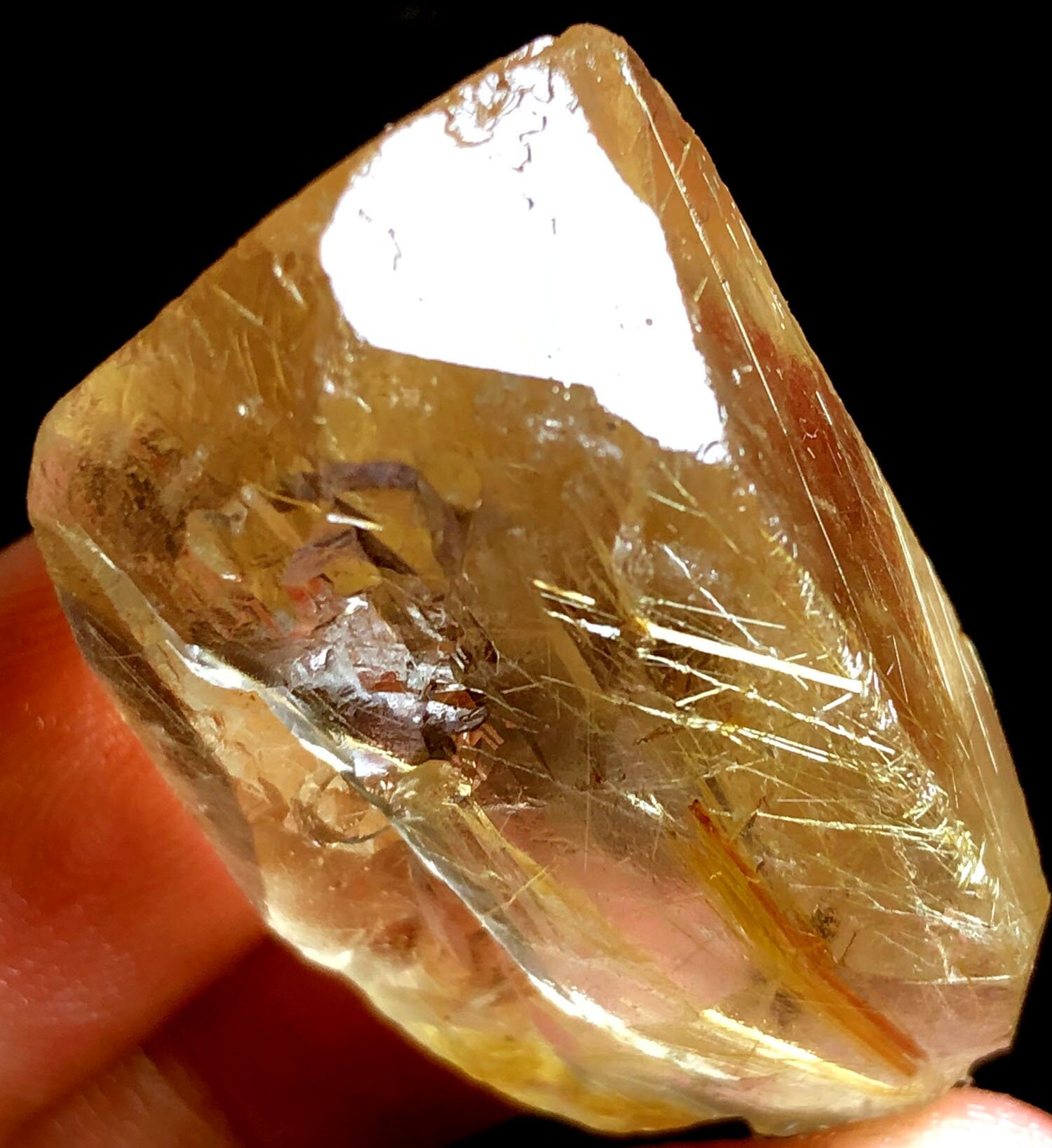 28g 1PC NATURAL Golden Hair Rutilated Quartz Crystal Point - Etsy