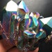 219g Rainbow Titanium Plated Crystal Cluster, Color-changing Crystal ...