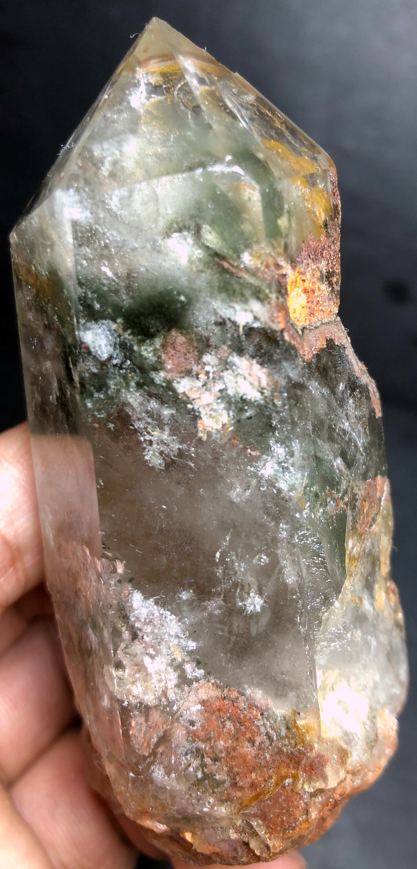 182g Natural Phantom 'green Ghost' QUARTZ Crystal - Etsy