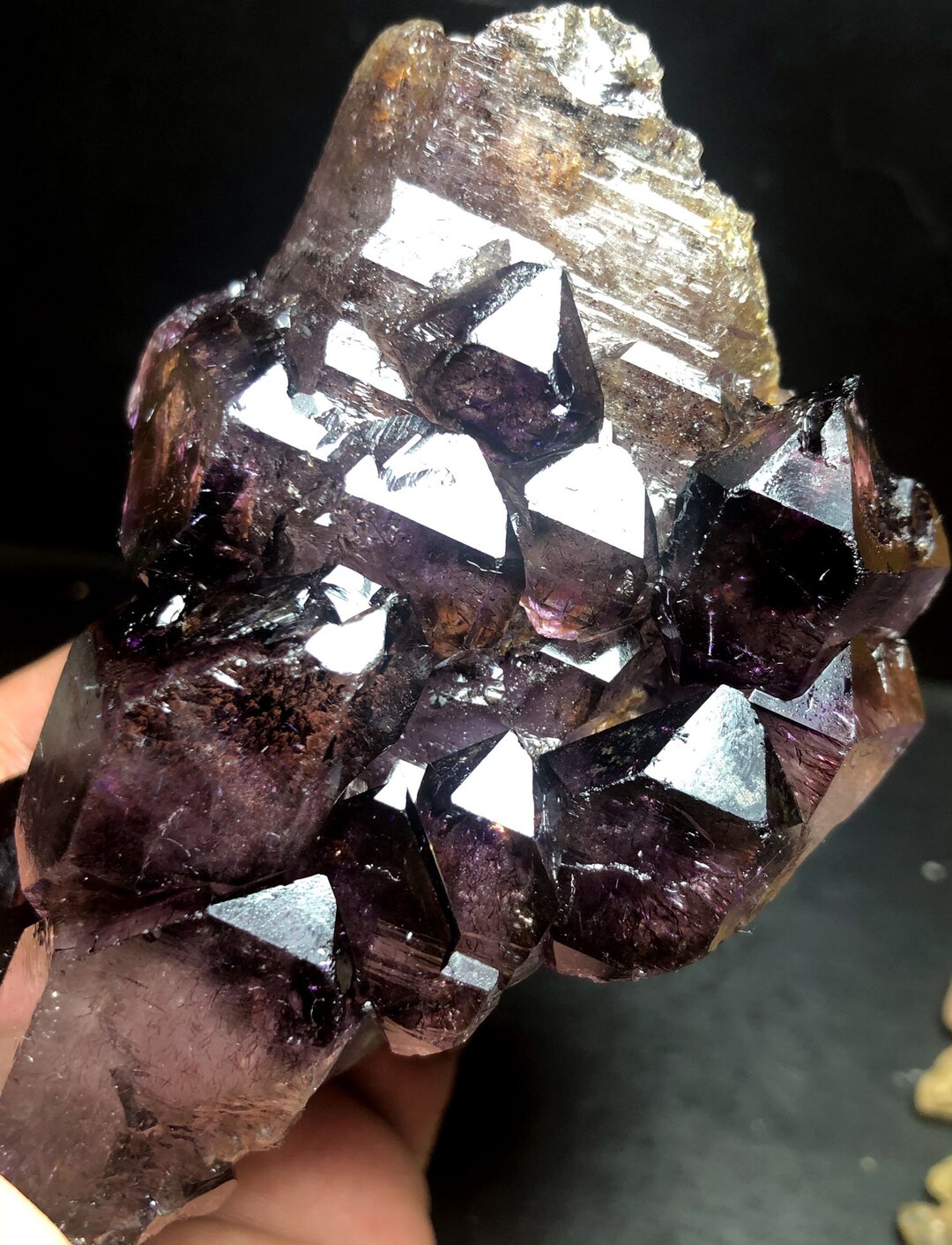 446g Super Seven Skeletal Amethyst Quartz Crystal Point - Etsy