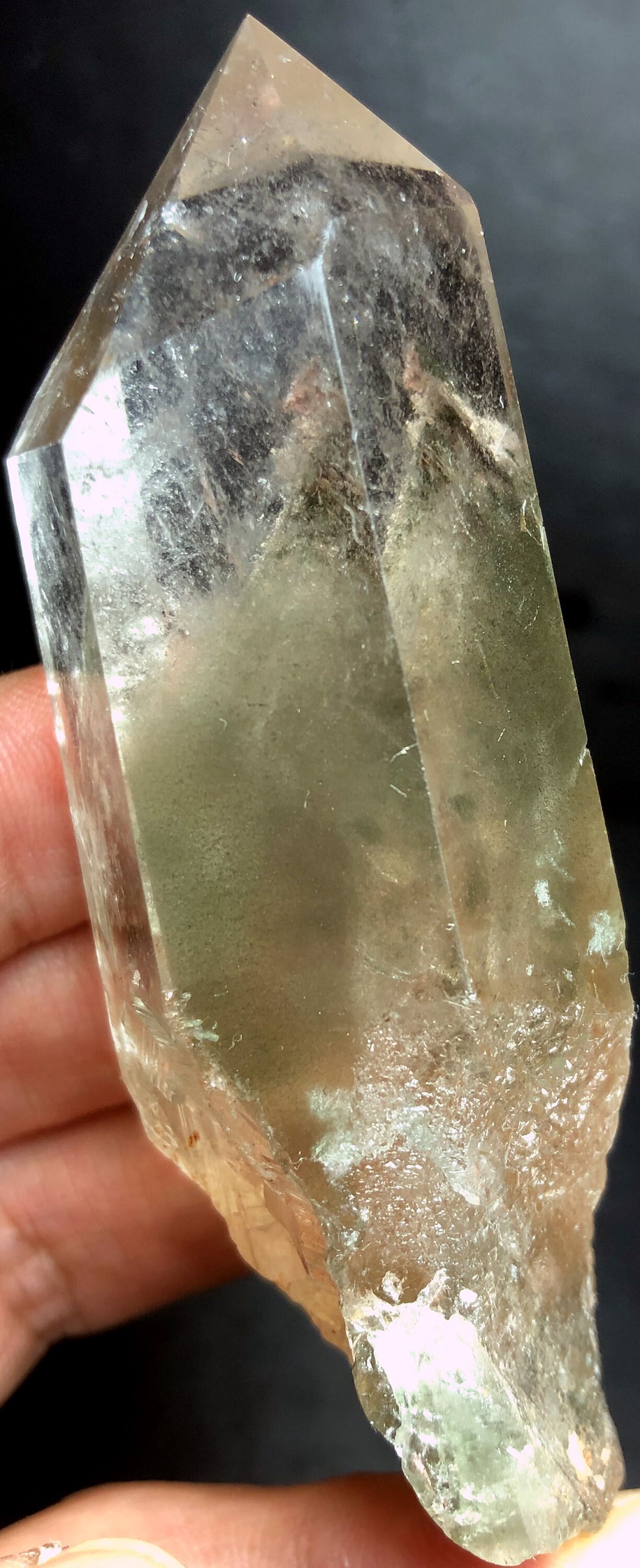 107g Natural Phantom 'green Ghost' QUARTZ Crystal | Etsy