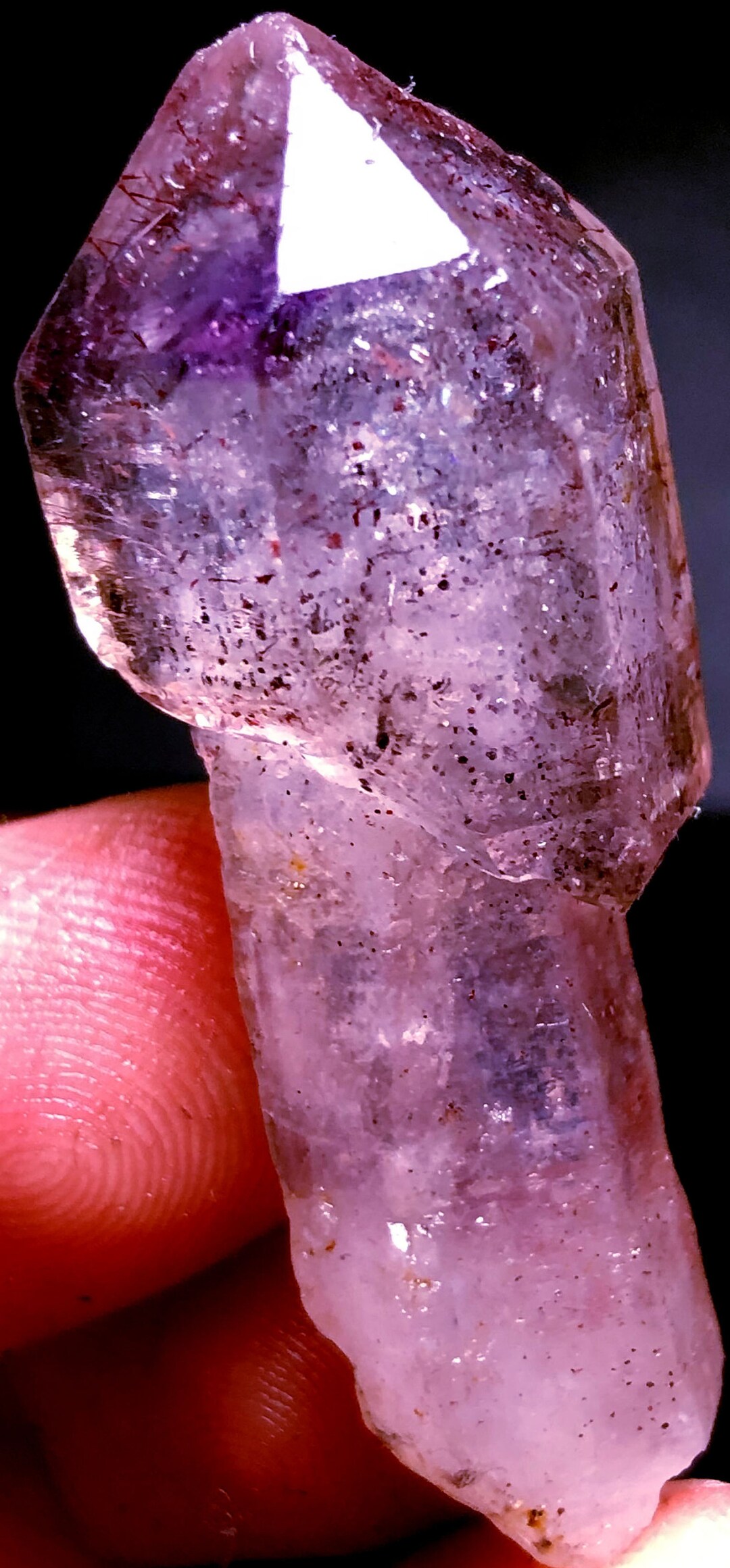 Super Seven Amethyst Scepter: Skeletal Quartz Healing Crystal - Etsy