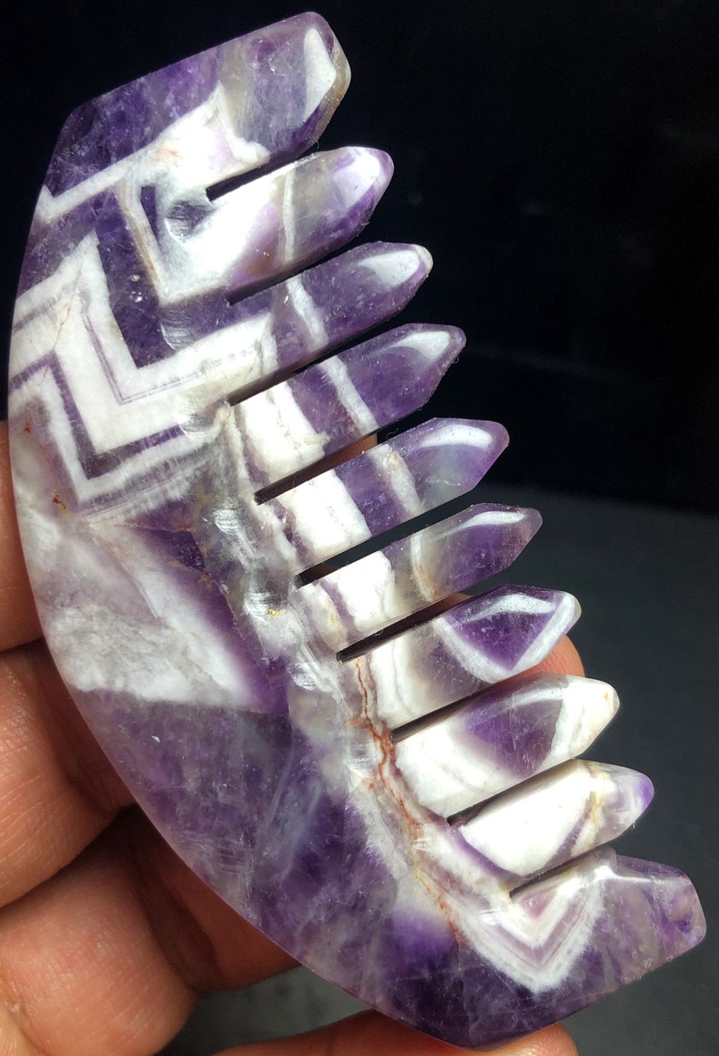 45g Wow Comb Dream Amethyst Quartzhandmade Meditation | Etsy