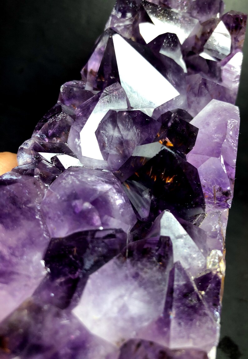 1483g Amethyst Beautiful Purple QUARTZ Geode Crystal POINT | Etsy