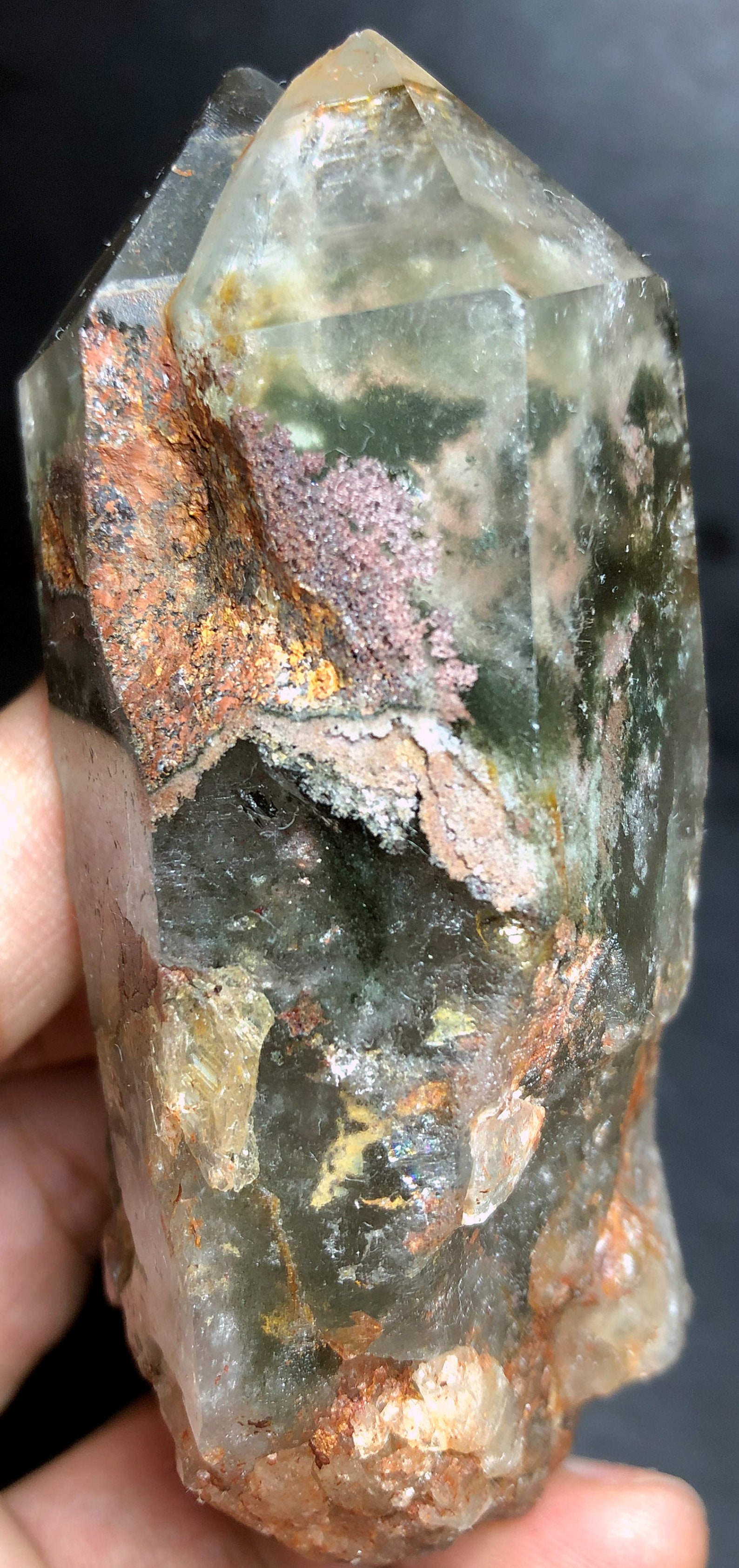 182g Natural Phantom 'green Ghost' QUARTZ Crystal - Etsy