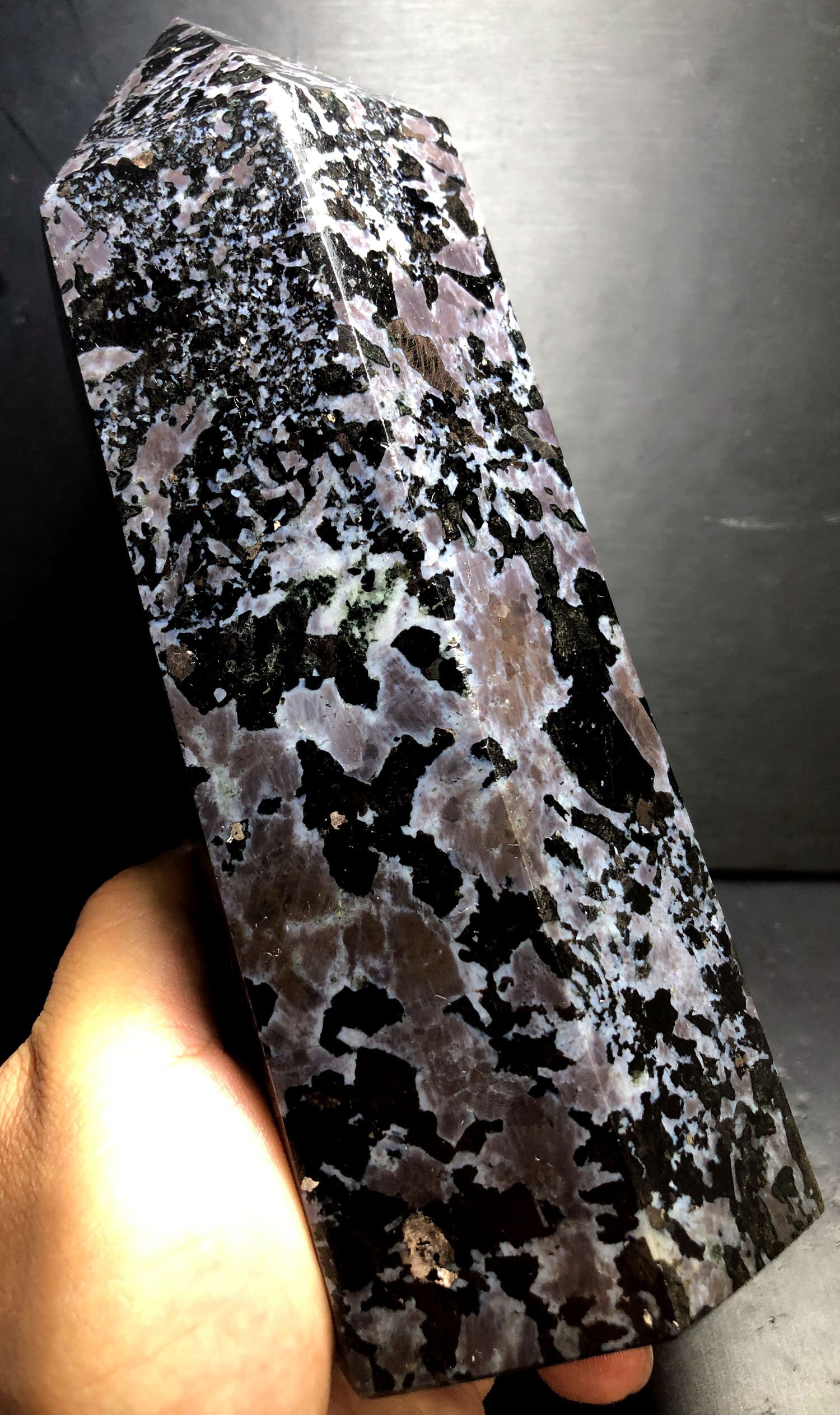 2021g 210mm MYSTIC MERLINITE Merlinite GABBRO Crystal Point - Etsy UK