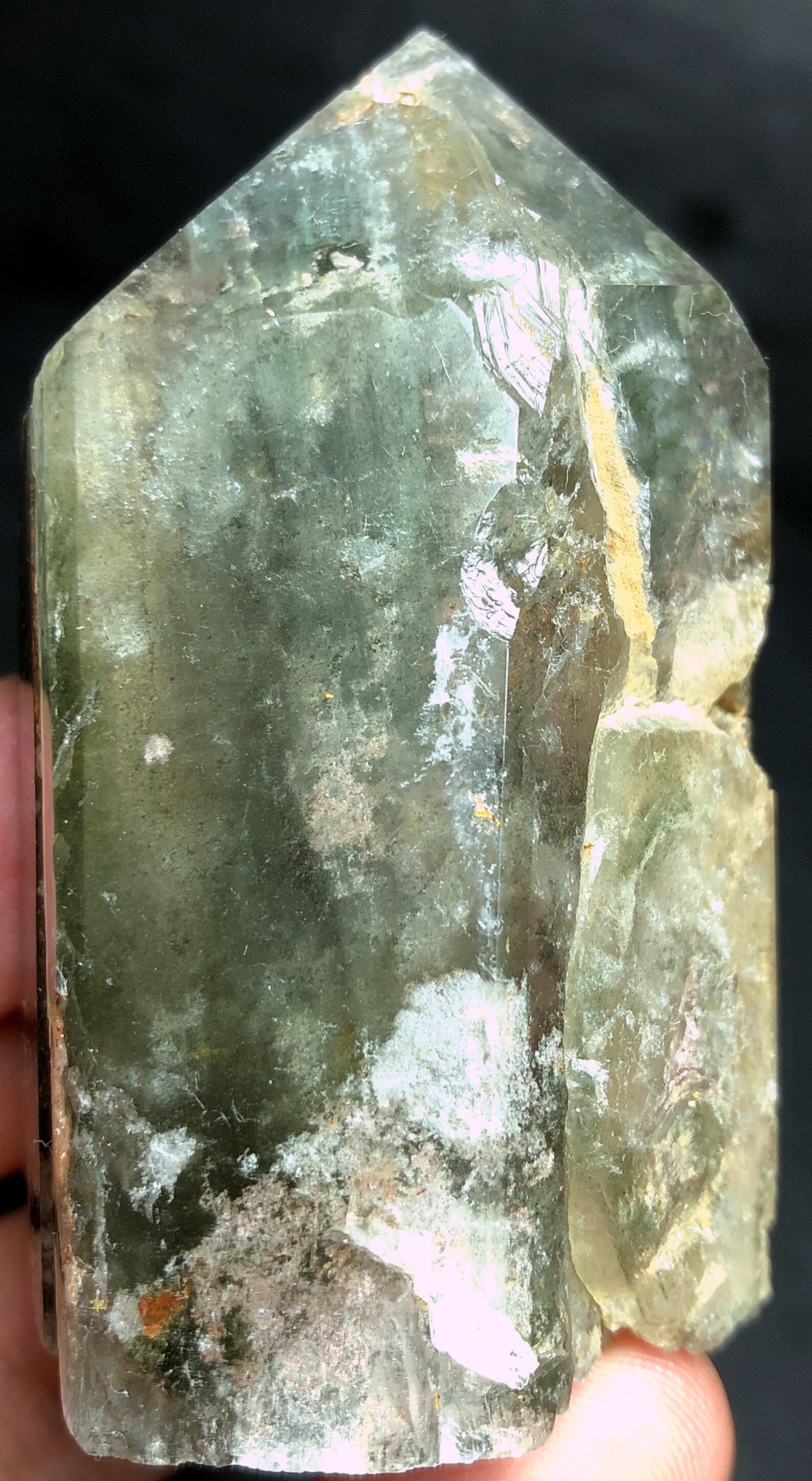 130g Natural Phantom 'green Ghost' QUARTZ Crystal - Etsy