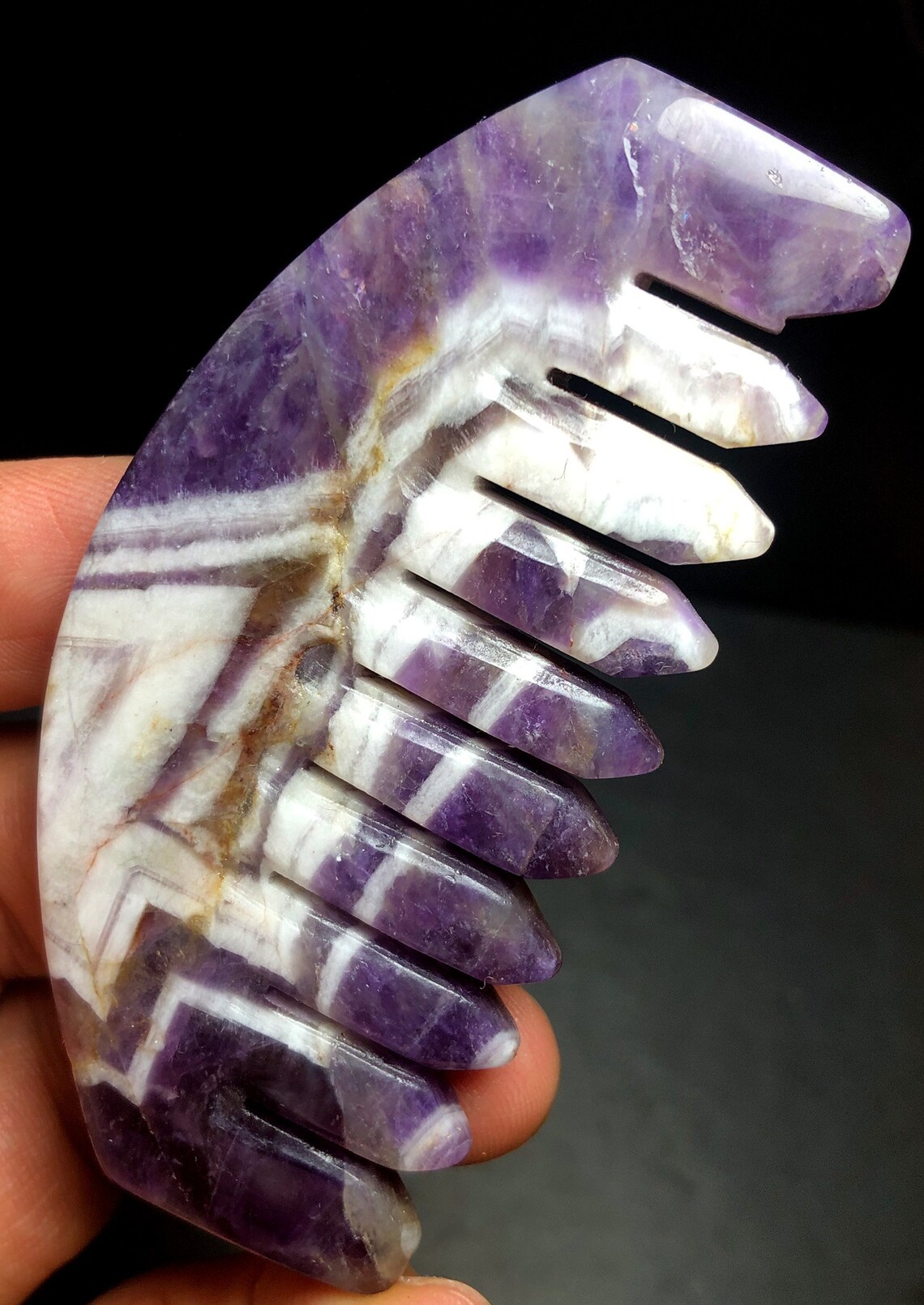 45g Wow Comb Dream Amethyst Quartzhandmade Meditation | Etsy