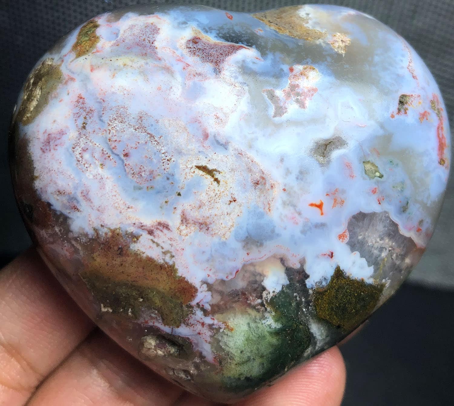 164g Wow NATURAL Sea Jasper Crystal Ocean Jasper Quartz Geode - Etsy UK