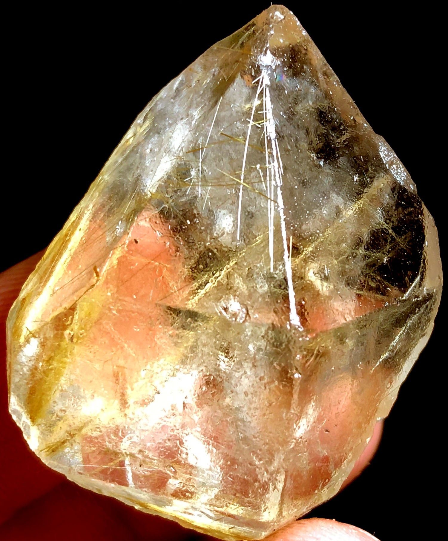 28g 1PC NATURAL Golden Hair Rutilated Quartz Crystal Point - Etsy