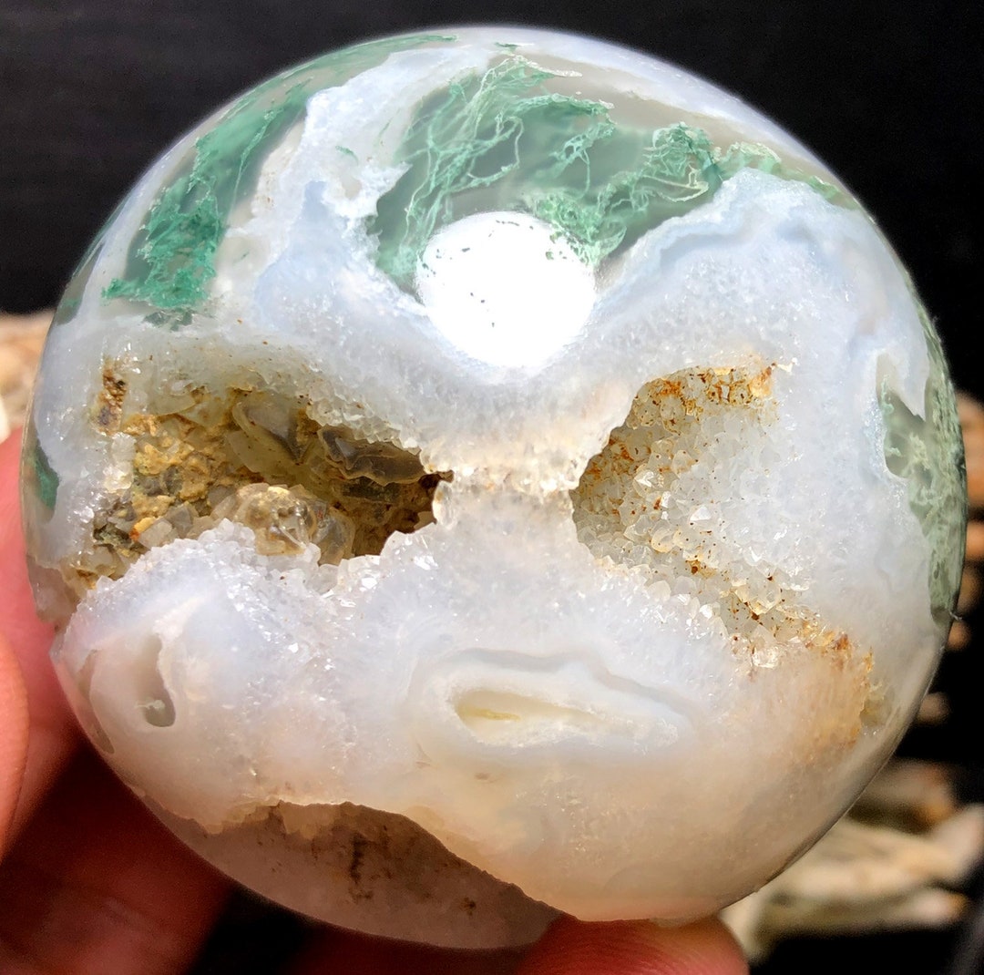 Moss Agate 200g 50mm Wow Sea Jasper Crystal Ocean Jasper - Etsy