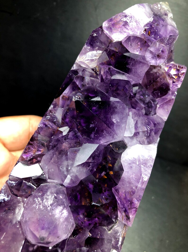 1483g Amethyst Beautiful Purple QUARTZ Geode Crystal POINT | Etsy