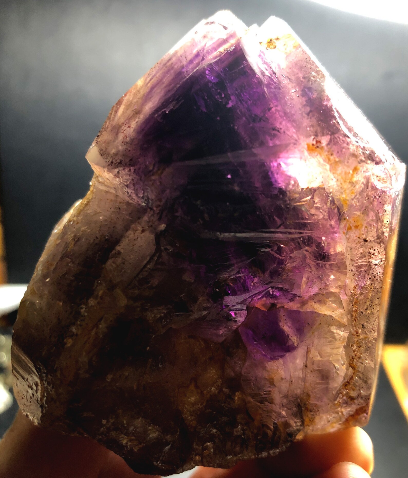 420g WOW Super Seven Amethyst Quartz Crystal POINT Polished - Etsy UK