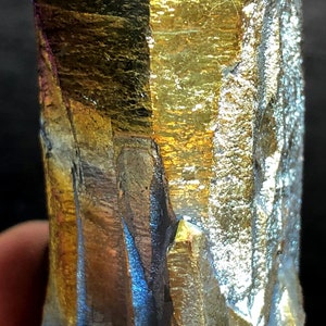 92g Rainbow Titanium Plated Crystal Cluster, Color-changing Crystal ...